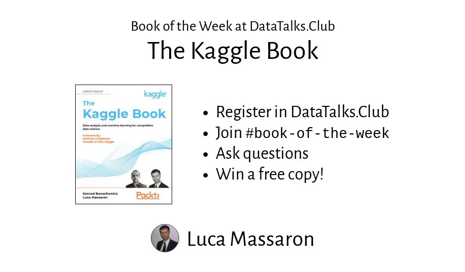 The Kaggle Book DataTalks Club